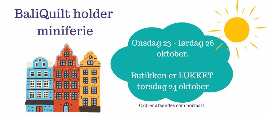 BaliQuilt - Patchworkbutik med alt i tilbehør samt stof til patchwork